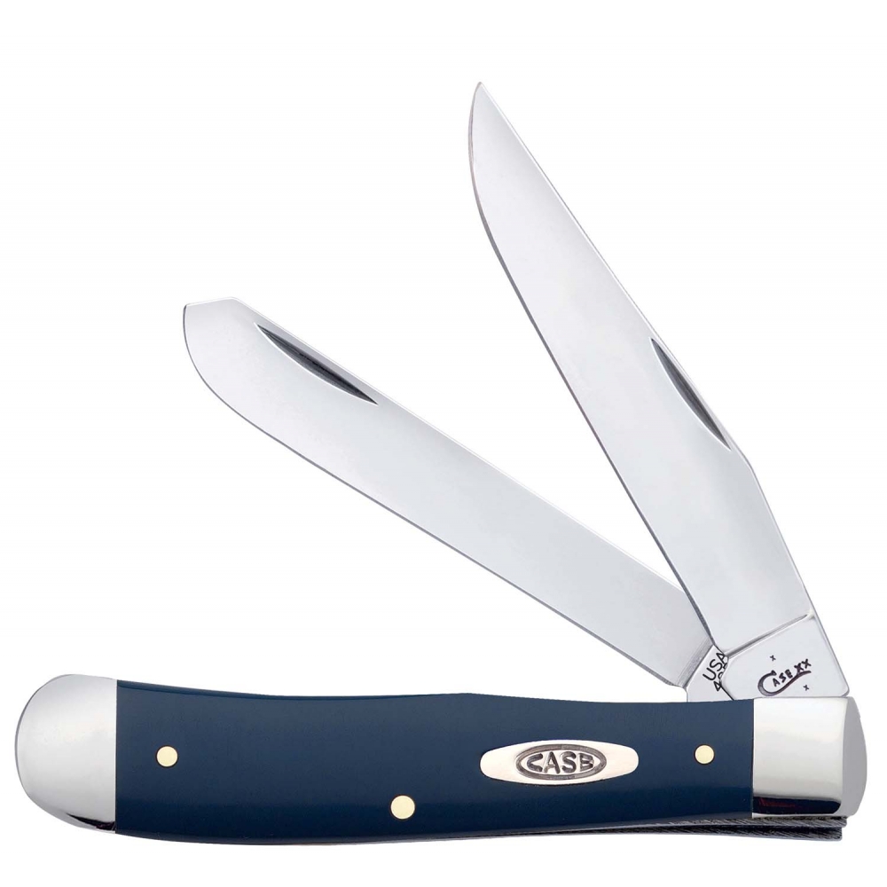 SMOOTH NAVY BLUE SYNTHETIC TRAPPER 91530