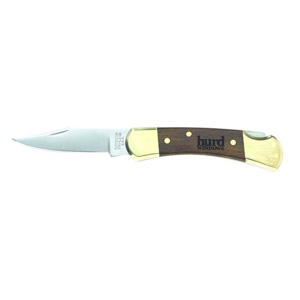 Kutmaster® 3" Lockback with Brass Bolsters & Stainless Blade 15-169L ...
