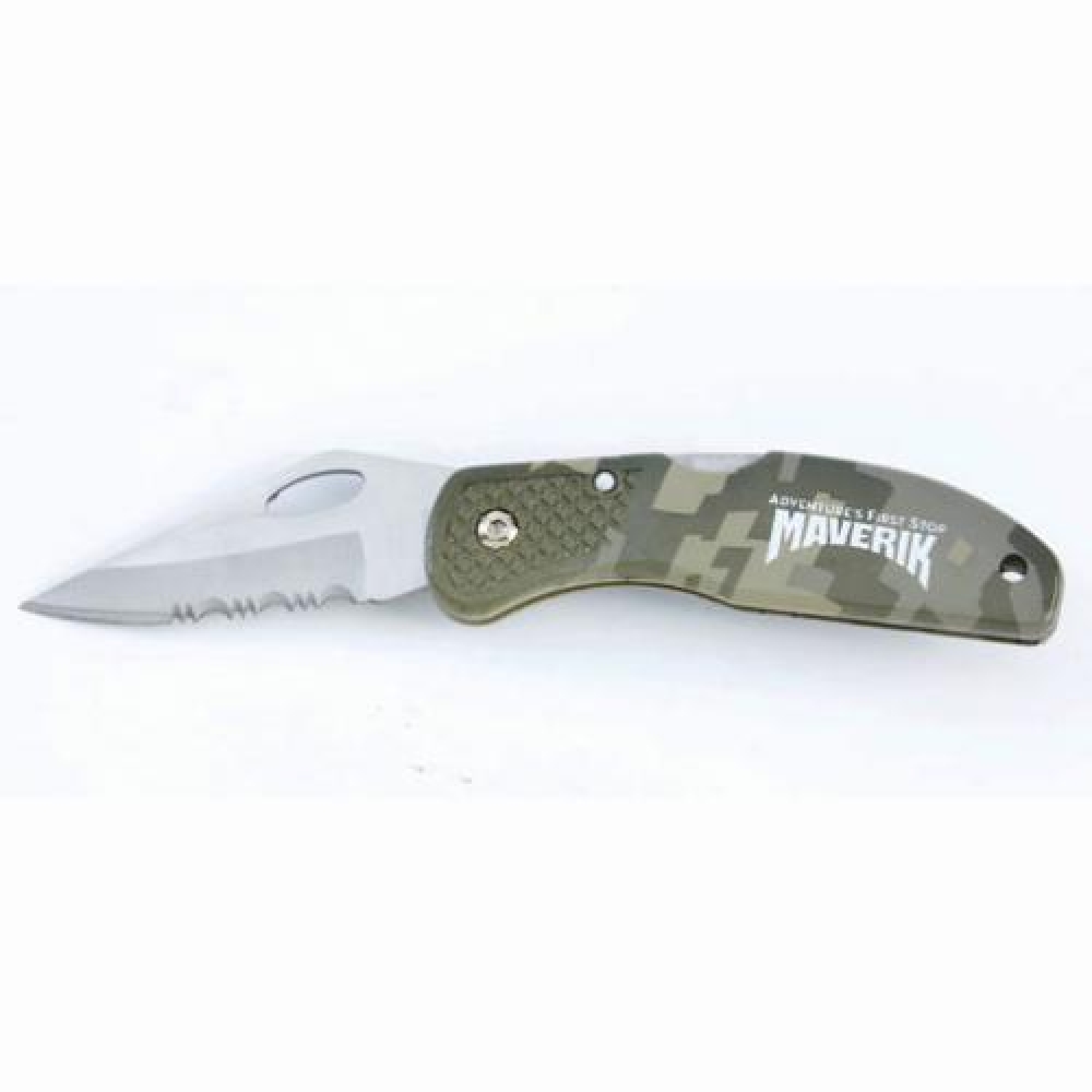 Maxam® Digital Camo Knife rsk11168 With Your Corporate Logo Color ...